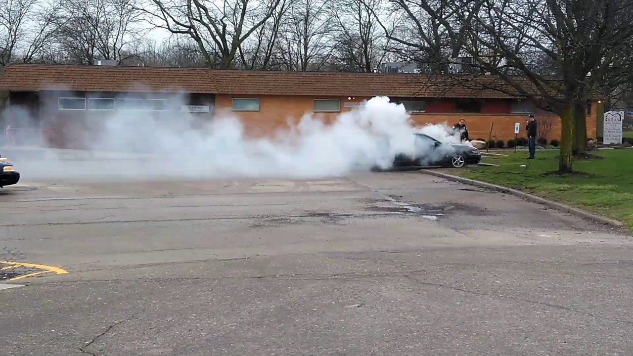 Pontiac on Fire in Milan MI - YouTube