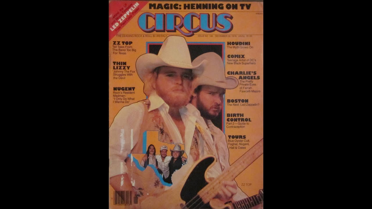 Circus Magazine - December 30, 1976 -ZZ Top cover - YouTube