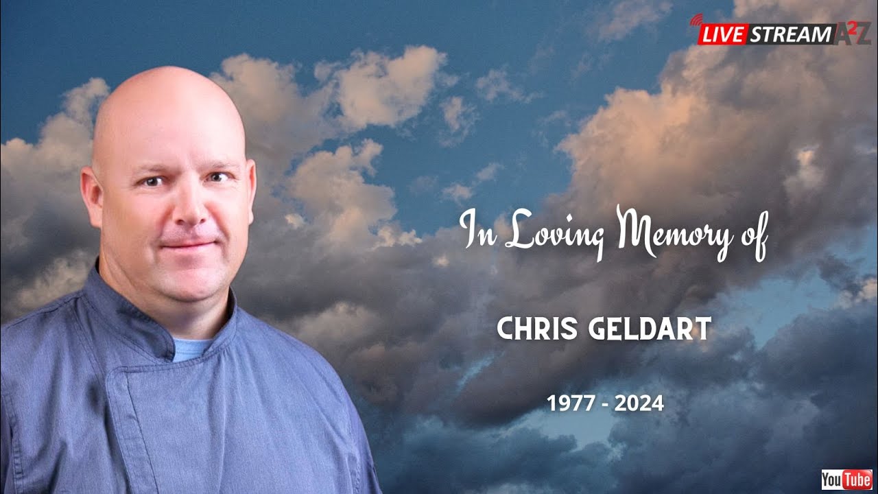 Funeral Service : Chris Geldart - YouTube