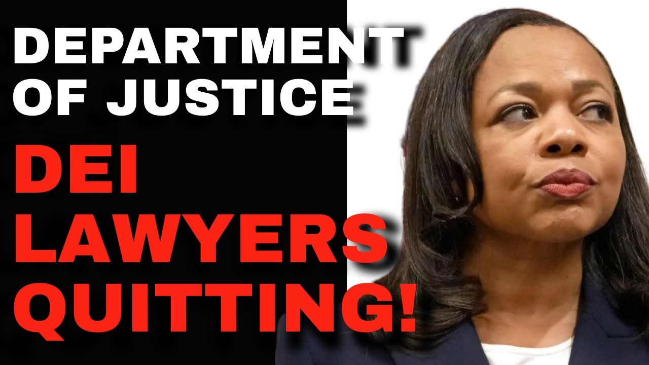 Hundreds of DOJ Staff QUIT as New Leadership DROPS Woke DEI Lawsuits ...