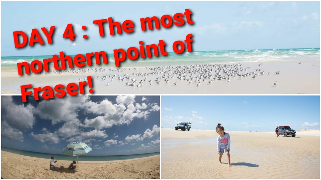 Day 4, Part 1 Sandy Cape, the most northern point of Fraser Island ...