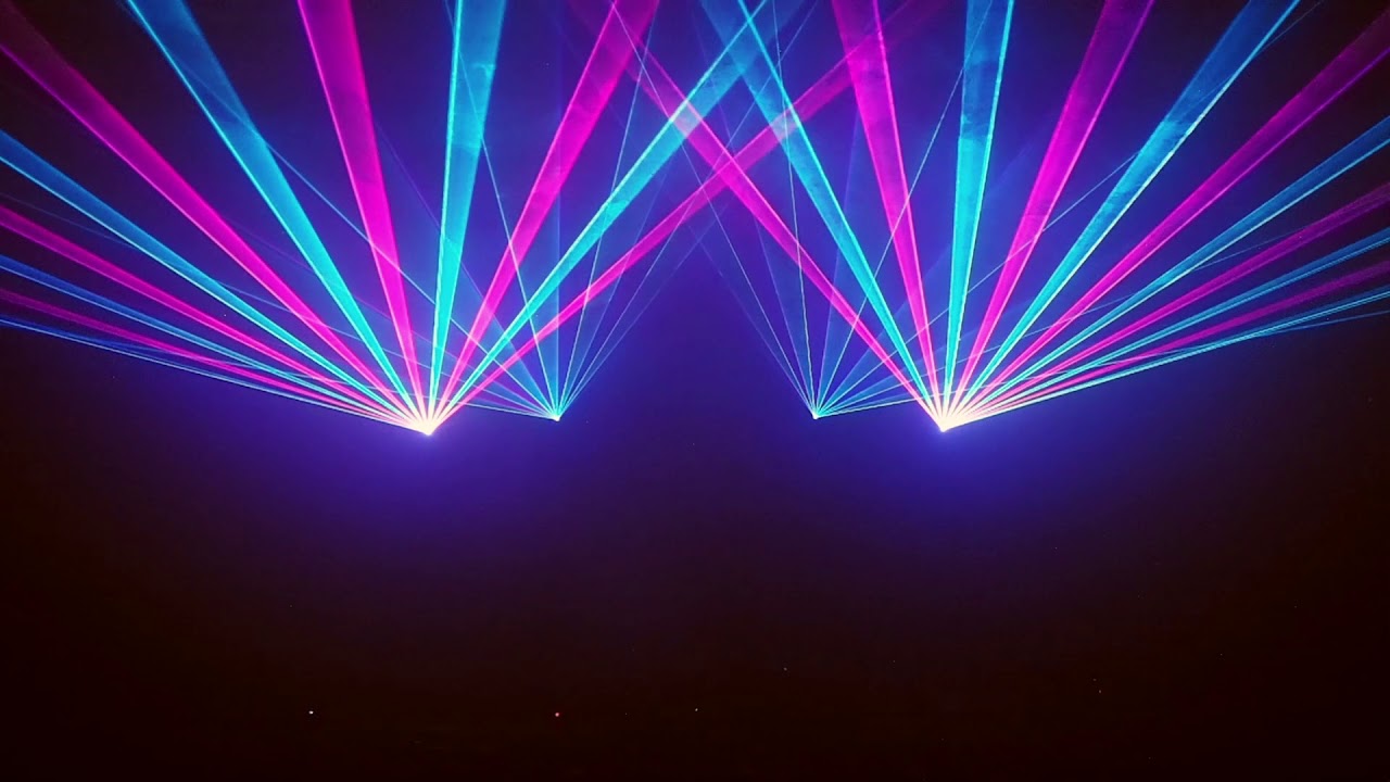 Laser Beamshow zu Faded - YouTube