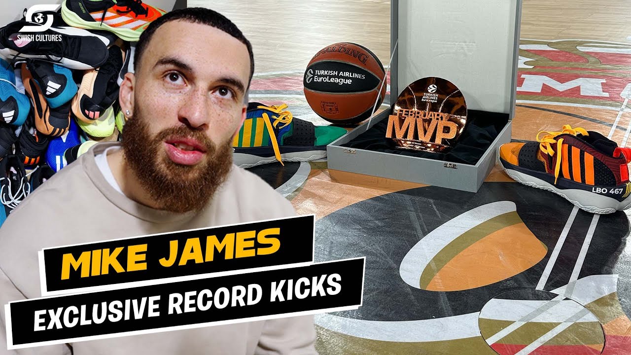 Mike James gifted with Custom Adidas kicks for breaking the Euroleague all time scoring record ...