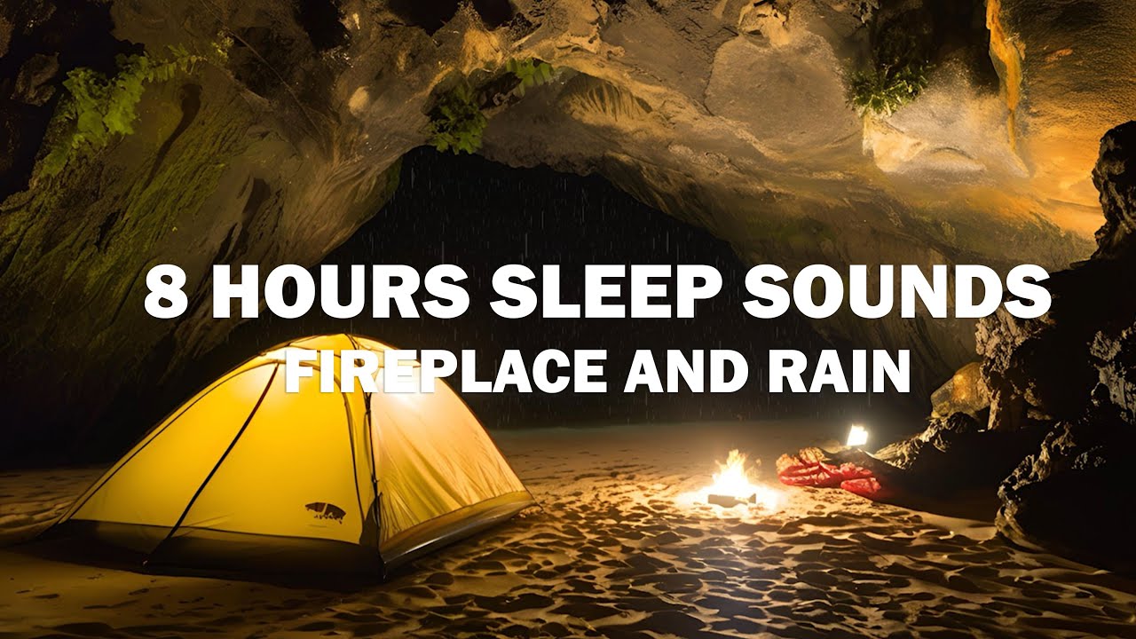 Rain Sounds for Sleeping 🌧️ Sleep in a Camping Tent Protected by the ...