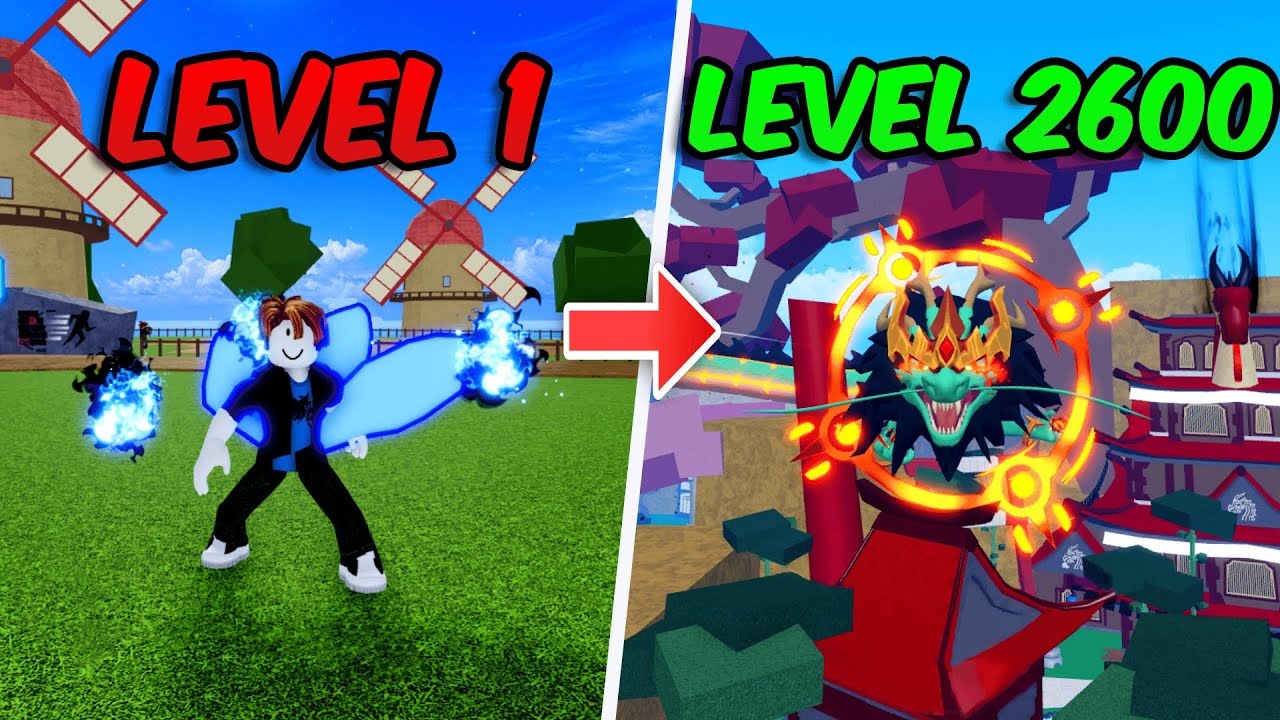 NOOB To MAX Level Dragon In ONE VIDEO! (Blox Fruits) - YouTube