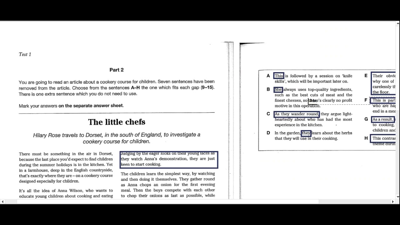 How to do B2 Gapped text exercises (beginning to end) - YouTube