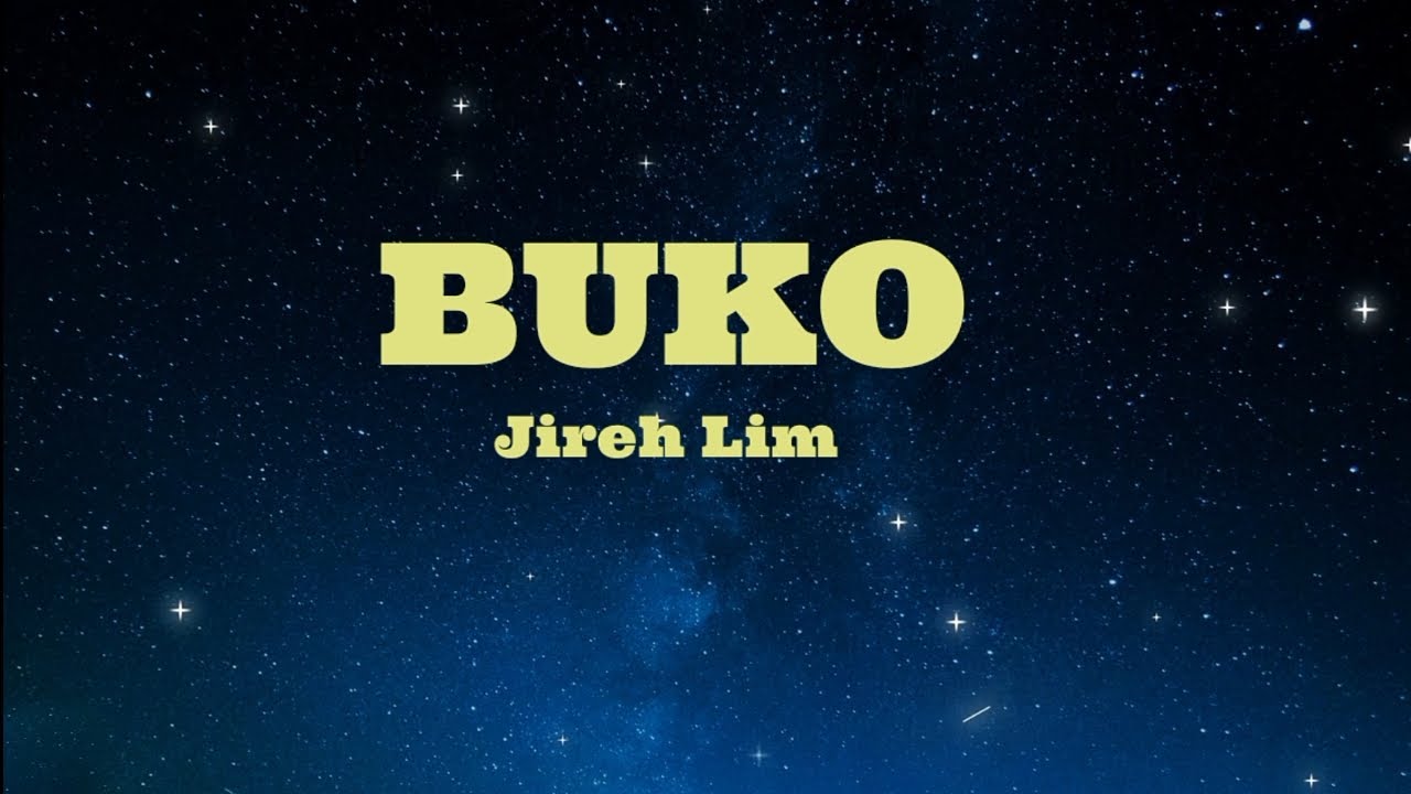 BUKO - Jireh Lim (HD KARAOKE) - YouTube