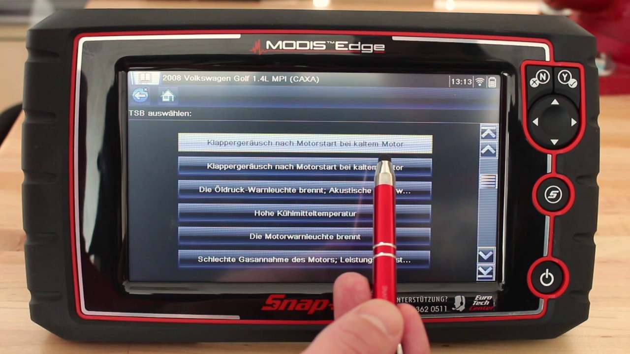 Modis Edge - Online-Diagnosetraining - TSB: Klappern beim Motorstart ...