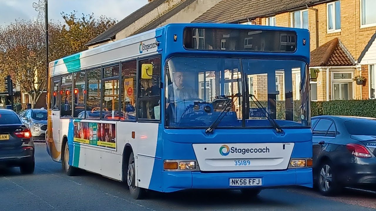Stagecoach North East 35189 (NK56 FFJ) operating route 30 to South ...