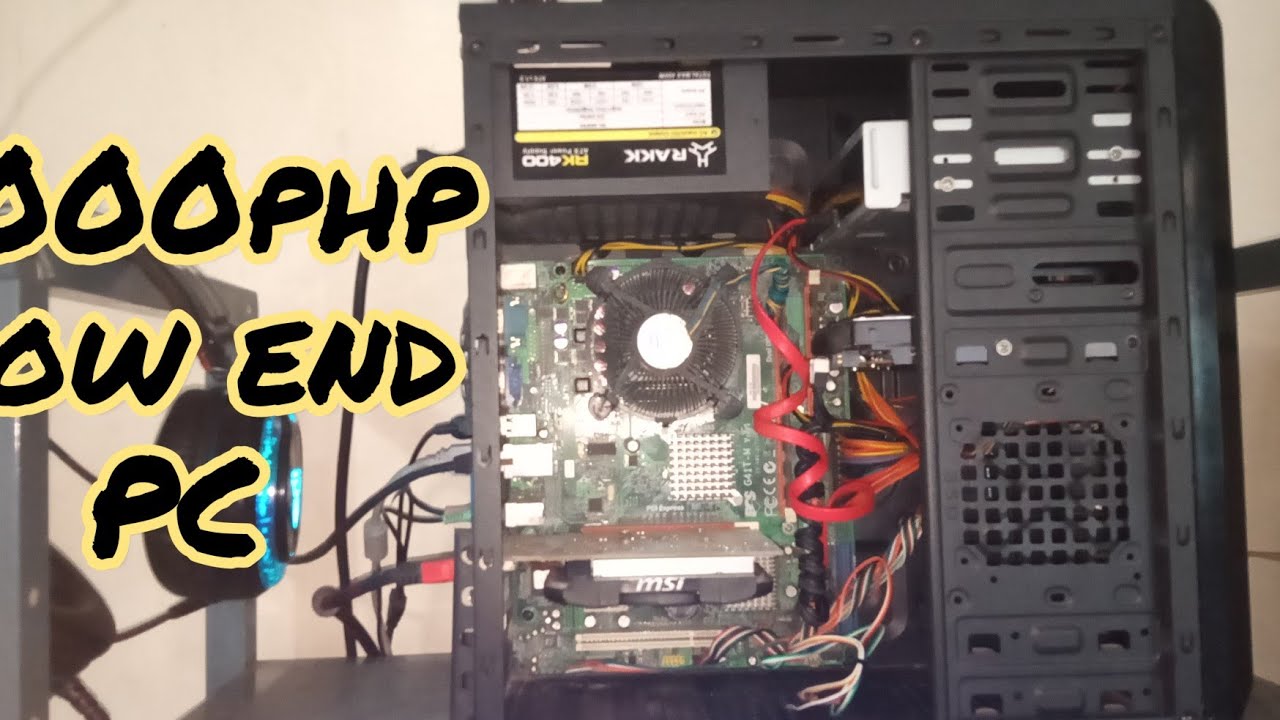 PC BUILD A Low specs PC that can run HIGH FPS games - YouTube