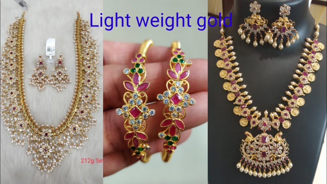 Light weight gold jewellery models | light weight gold jewellery ...