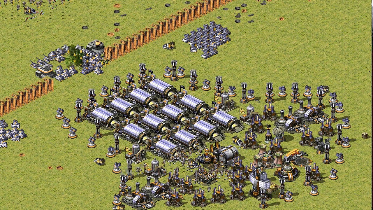Red Alert 2 Advande Prism Tanks Have Strong To Attack Enermy Hard AI ...