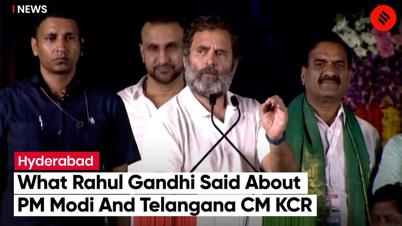 "PM Modi Gives Orders To Telangana CM KCR On Phone": Rahul Gandhi - YouTube