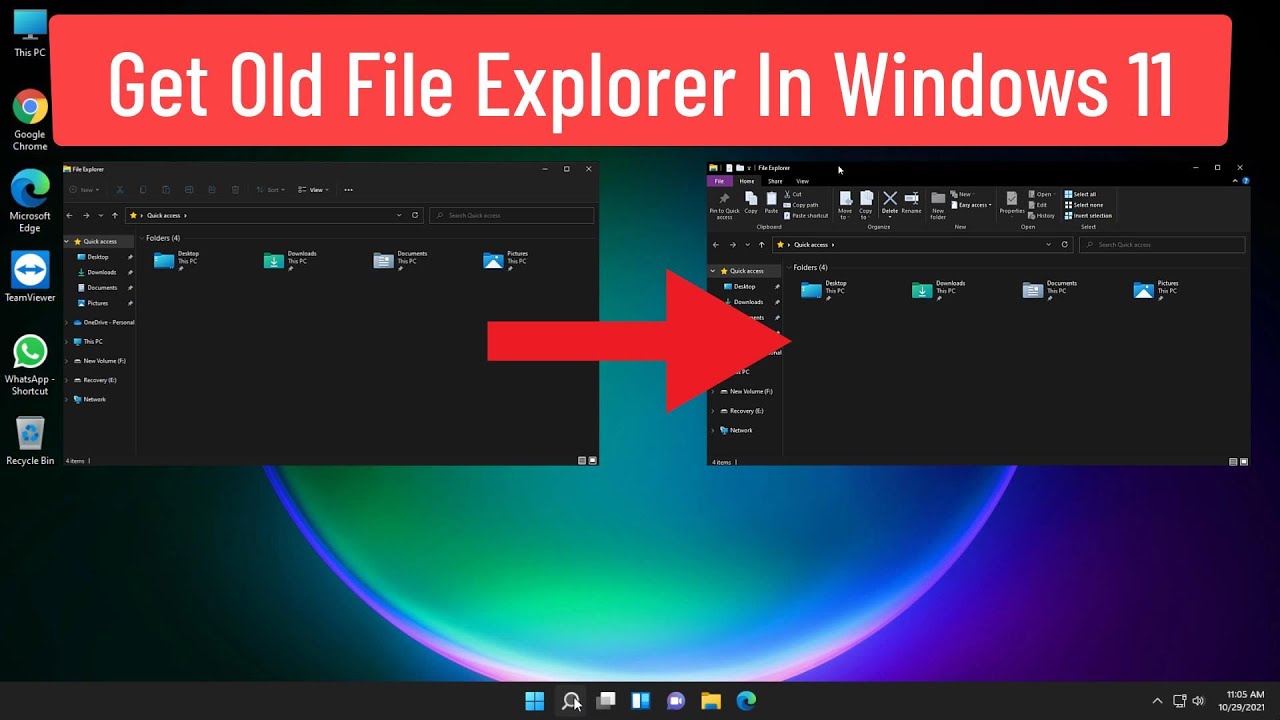 How to Get Old File Explorer in Windows 11 - YouTube