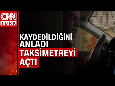 Taksimetreyi açmadan ücret belirledi, yolculardan gidecekleri adres için 100 lira istedi
