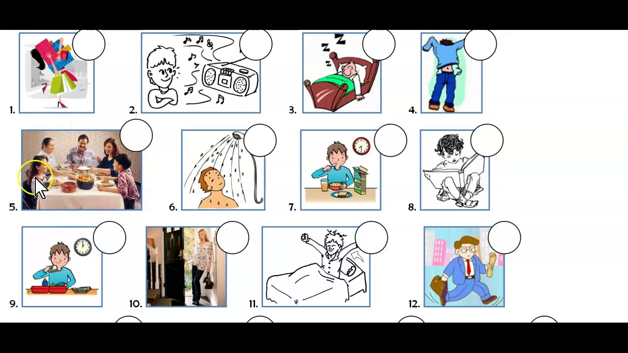 Daily Routine. Writing - YouTube