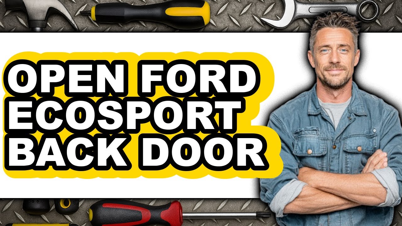 How to Open Ford Ecosport Back Door (Full Guide) - YouTube