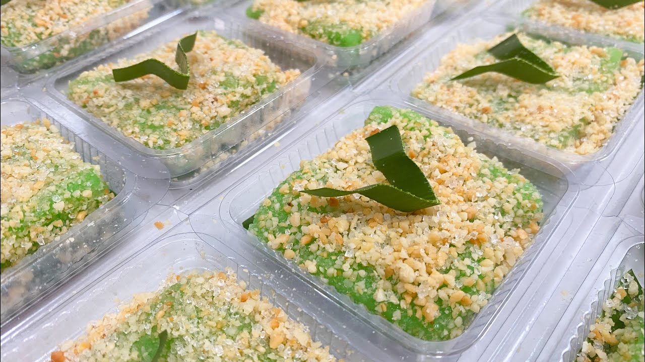 MOCHI DENGAN BENTUK BERBEDA ️RESEP KALOCI PANDAN KENYAL MANIS LEMBUT ️ ...