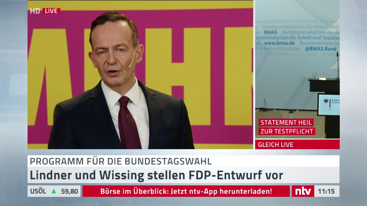 LIVE: Die FDP stellt ihr Wahlprogramm vor - YouTube