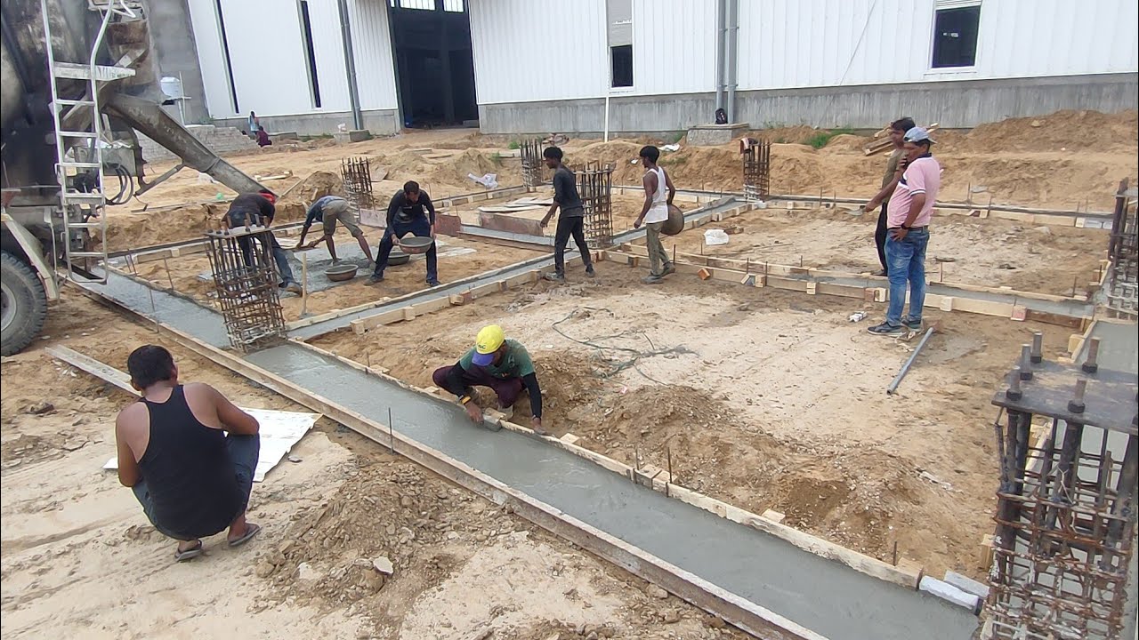 Techniques of PCC Casting Below Plinth Beam | PCC Casting work before ...