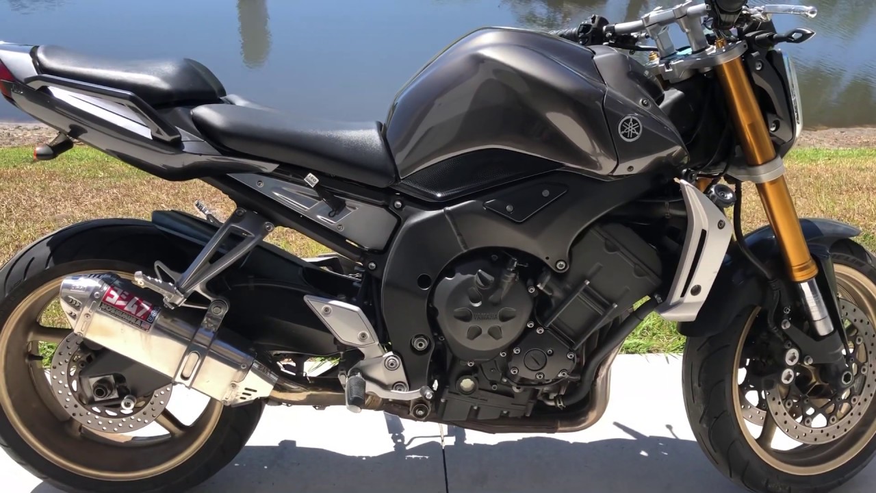 2008 Yamaha FZ-1 w/yoshi - YouTube