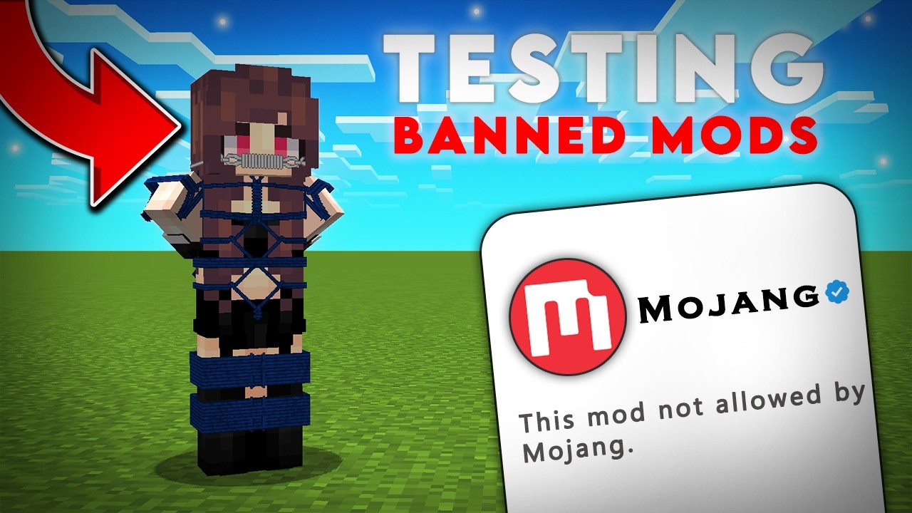 Testing Minecraft Mods that are BANNED by MOJANG - YouTube