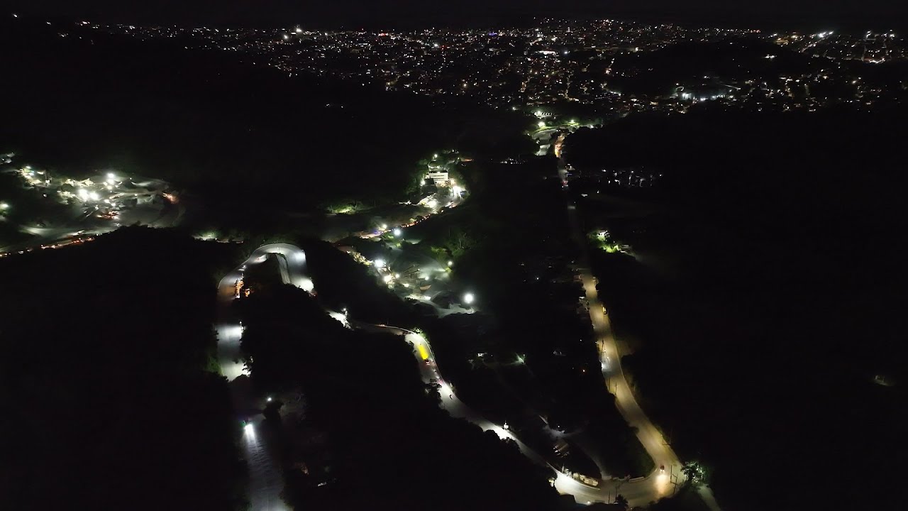 DOMSA View Point Night Aerial Shots - YouTube