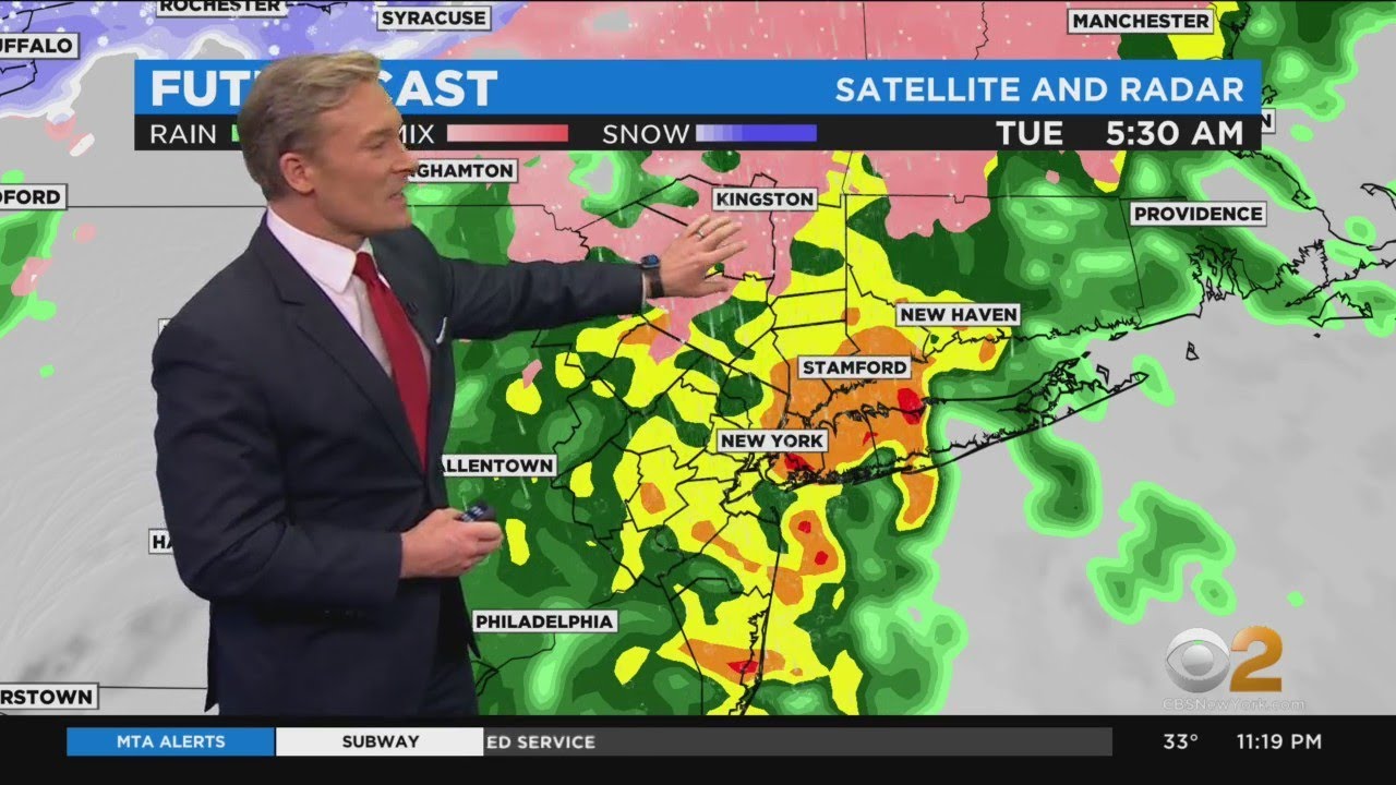 New York Weather: CBS2 11 p.m. Forecast - YouTube