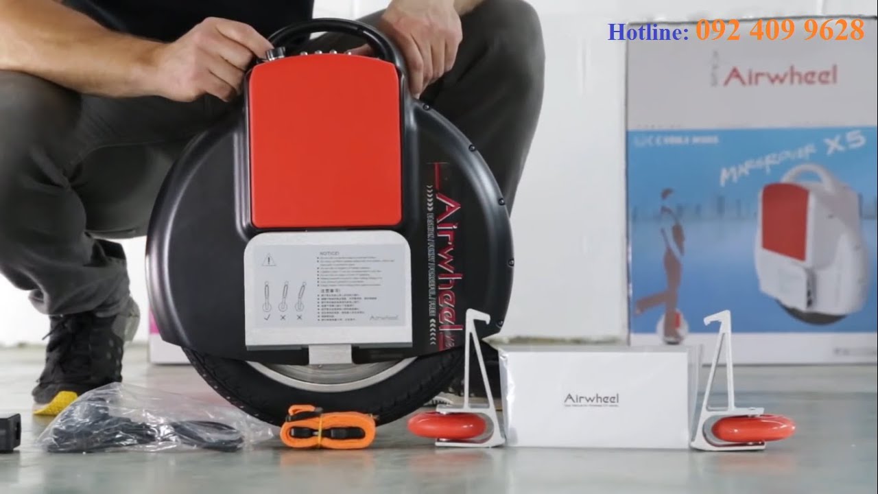 GIỚI THIỆU VÀ HƯỚNG DẪN CHẠY XE ĐIỆN MỘT BÁNH AIRWHEEL X3 - How to ride AirWheel X3 - YouTube