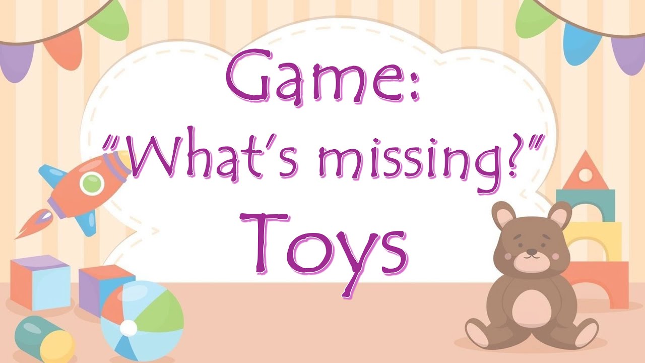TOYS | Memory game | What's missing? - YouTube