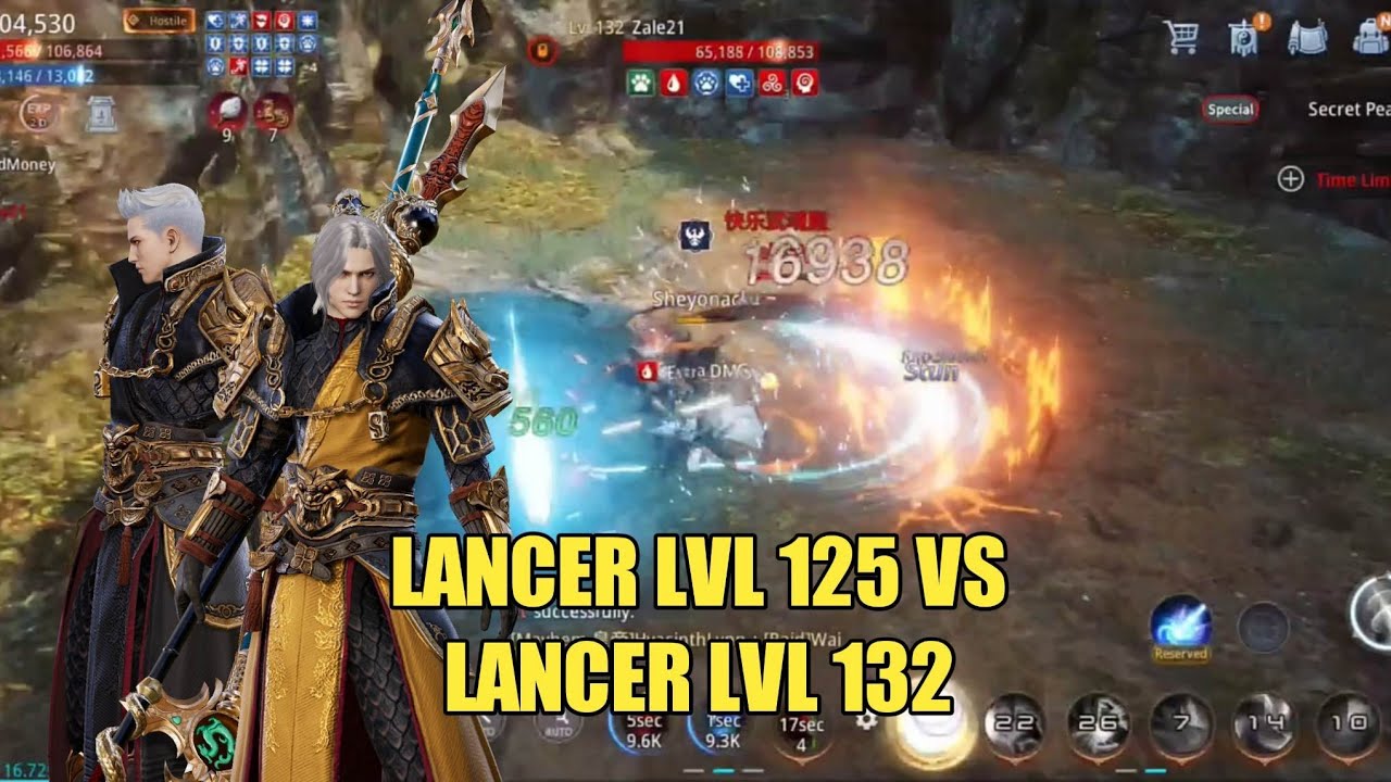 LANCER 132 VS LANCER 125 SECRET PEAK 7F #mir4 - YouTube