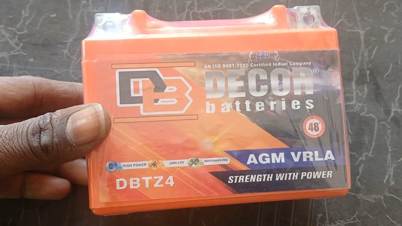 DB batteries 2w Series 48 Maintenance Free unboxing ,DB Motorcycle ...