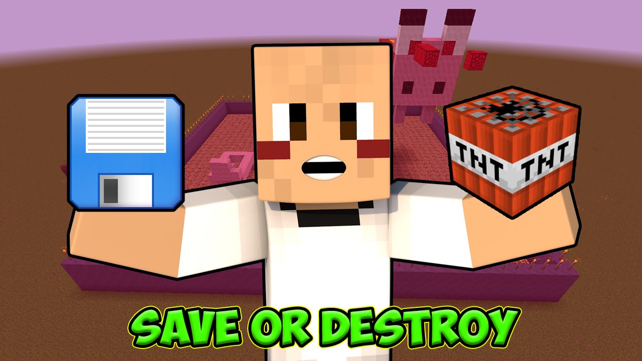 Minecraft - Save Or Destroy - Super Pig - YouTube