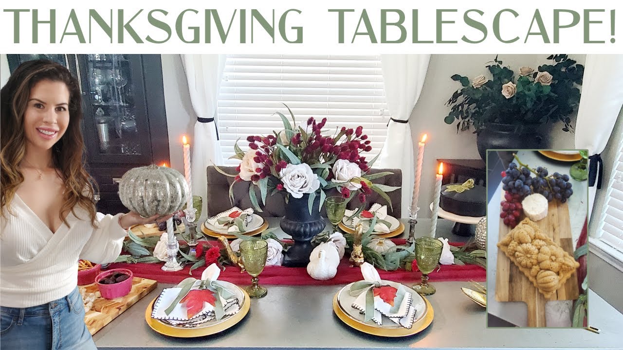 Thanksgiving Tablescape | Fall 2022 - YouTube