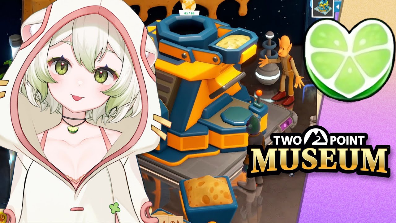 Cheese Obsessed Aliens || Laimu plays Two Point Museum - YouTube