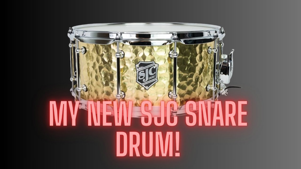 SJC Alpha brass snare unboxing! - YouTube