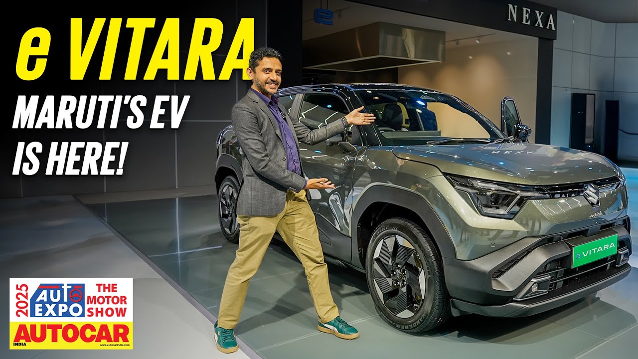 Maruti Suzuki e Vitara - All-new, all-electric SUV with 500km range |Auto Expo 2025 | Autocar ...