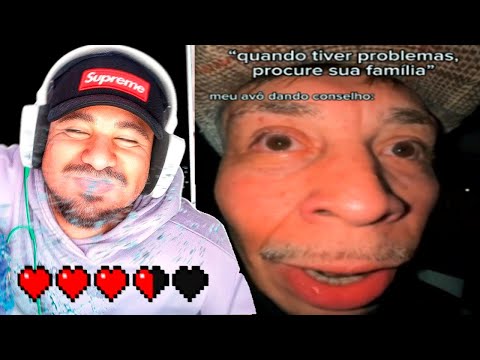 Piuzinho Reagindo ao Velhinho mal Humarado do TIK TOK