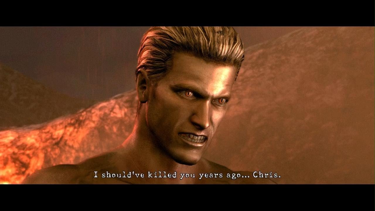 RESIDENT EVIL5 WESKER BOSS FIGHT - YouTube