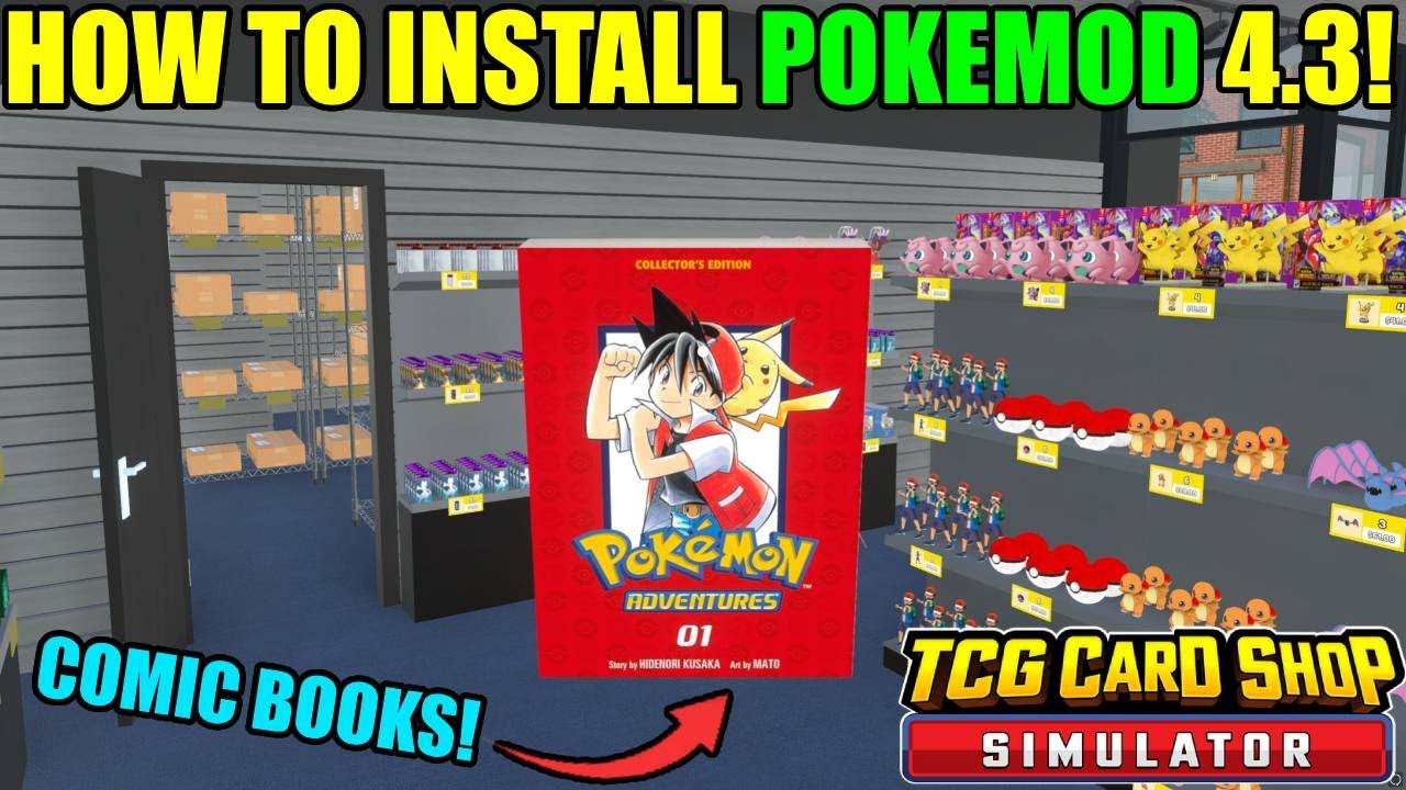 TCG Card Shop Simulator - How to Install Pokemod Version 4.3 Step by ...