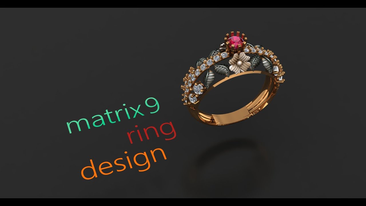 how to make a ring in matrix 9 full tutorial in urdu hindi/#gemvision9 ...