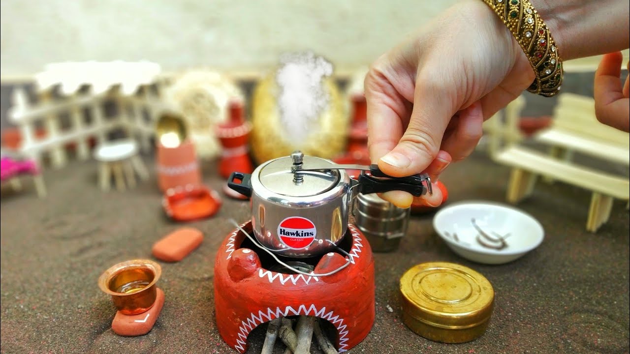 Biryani in Miniature Cooker | Miniature Cooking | Mini Kitchen ...