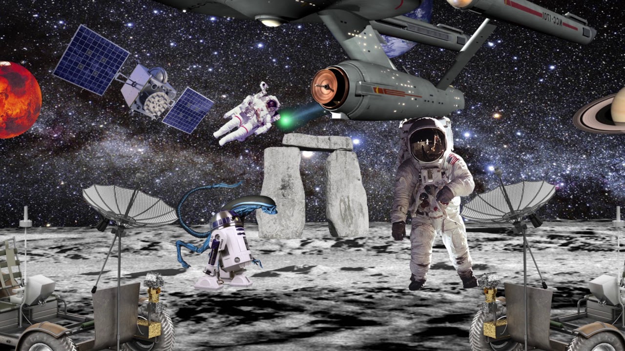 Space Collage - YouTube