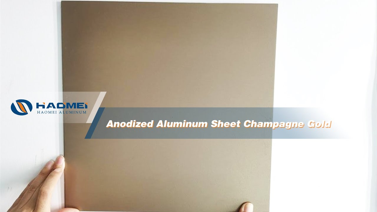 Anodized Aluminum Sheet Champagne Gold Color #anodized #anodizing # ...