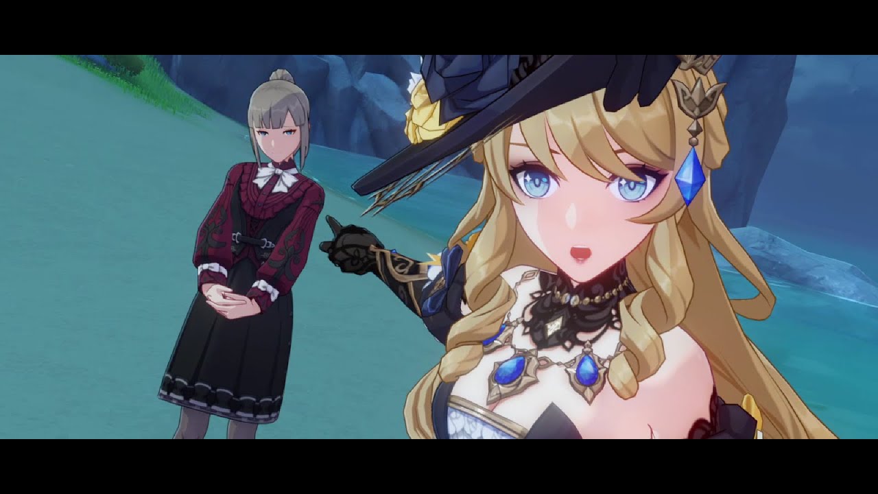 Just Navia being silly with her persuasion (JP dub) - YouTube