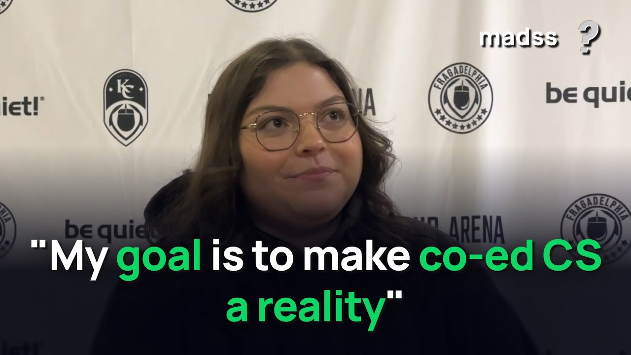 madss "My goal is to make co-ed CS a reality" - YouTube