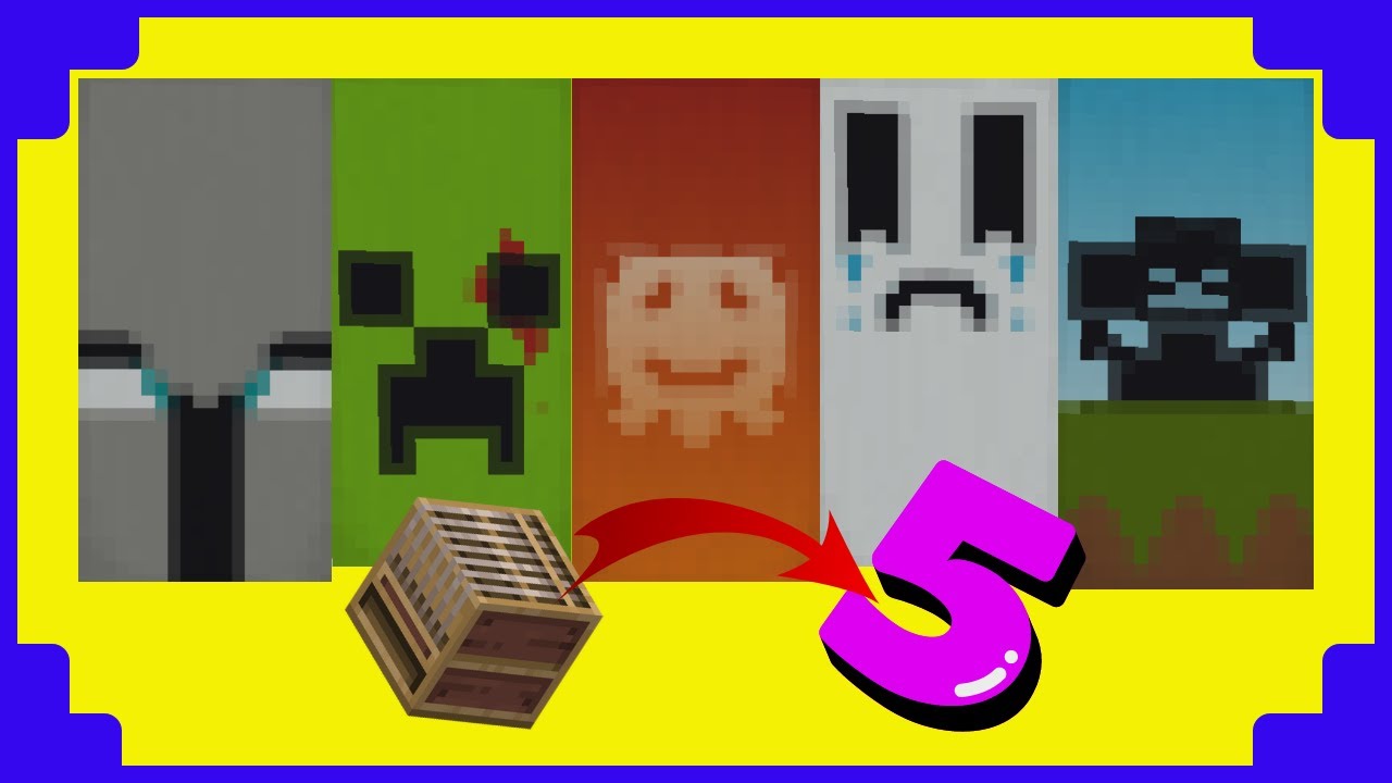 5 Awesome Mob Banners | Minecraft - YouTube