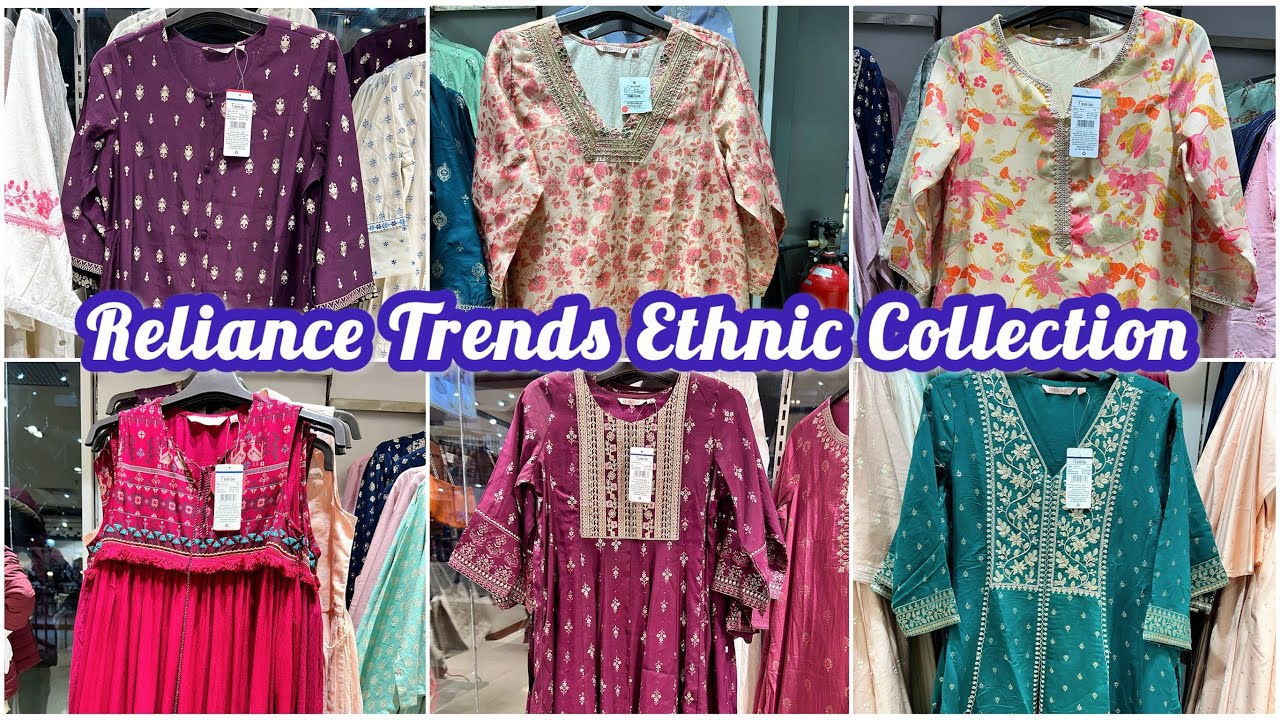 Reliance Trends Ethnic Wedding Collection| Affordable & Trendy Kurta ...
