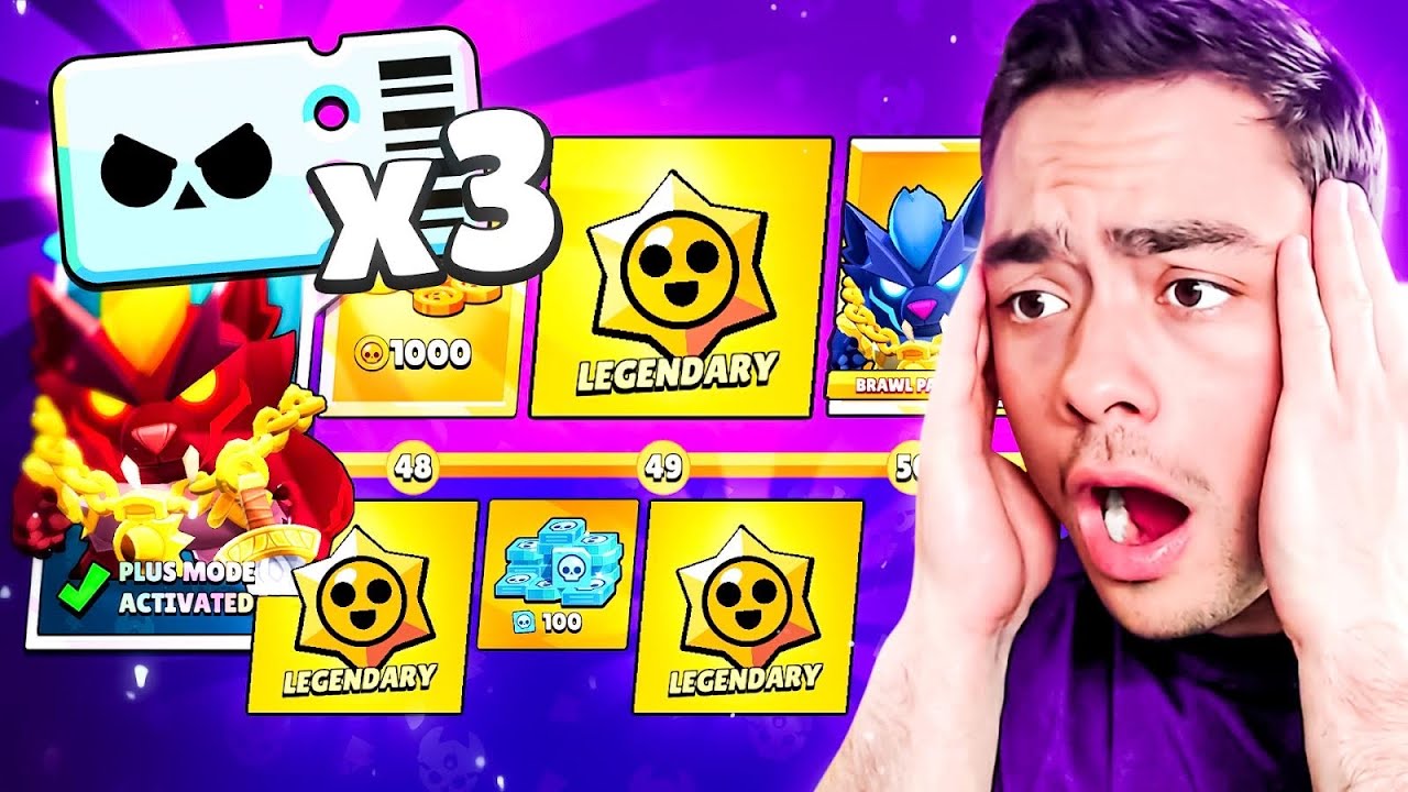 3 BRAWL PASS PLUS OPENEN IN 1 VIDEO!😱 - YouTube