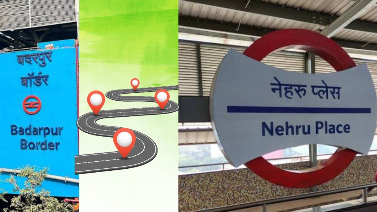 badarpur to nehru place taak kiya hua 🤫 - YouTube